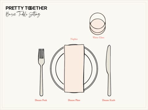 HOW TO PROPERLY SET A TABLE | Pretty Together