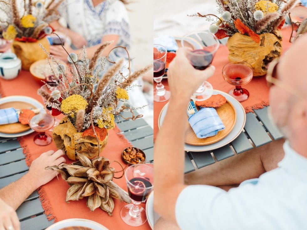 The Ultimate Beach Dinner Party Set Up | Pretty Together