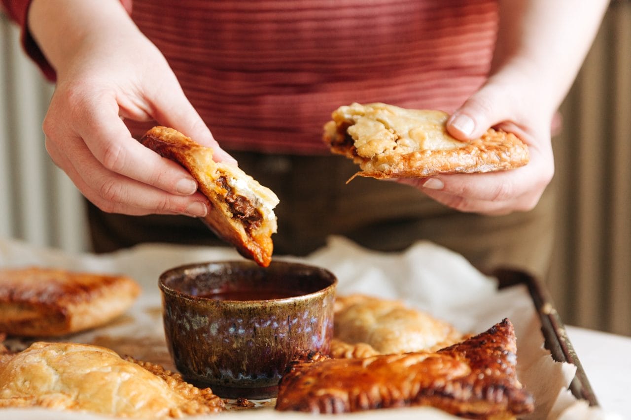 Irish Beef Stew Hand Pies with Goat Cheese | Pretty Together