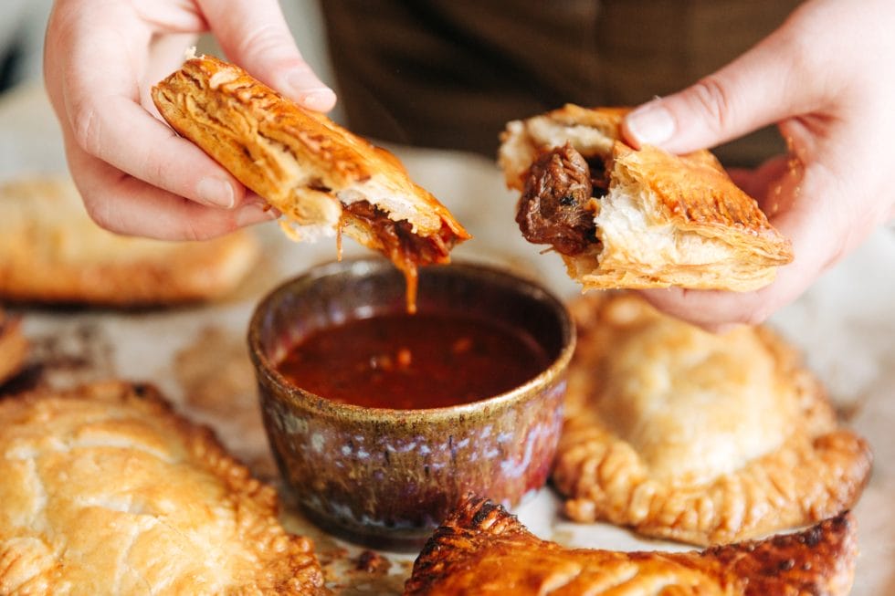 Irish Beef Stew Hand Pies with Goat Cheese | Pretty Together