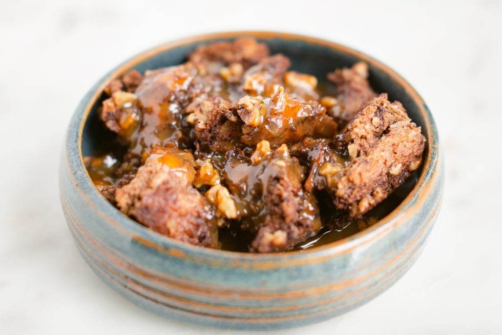 Guinness Bread Pudding with Salted Caramel Sauce | Pretty Together