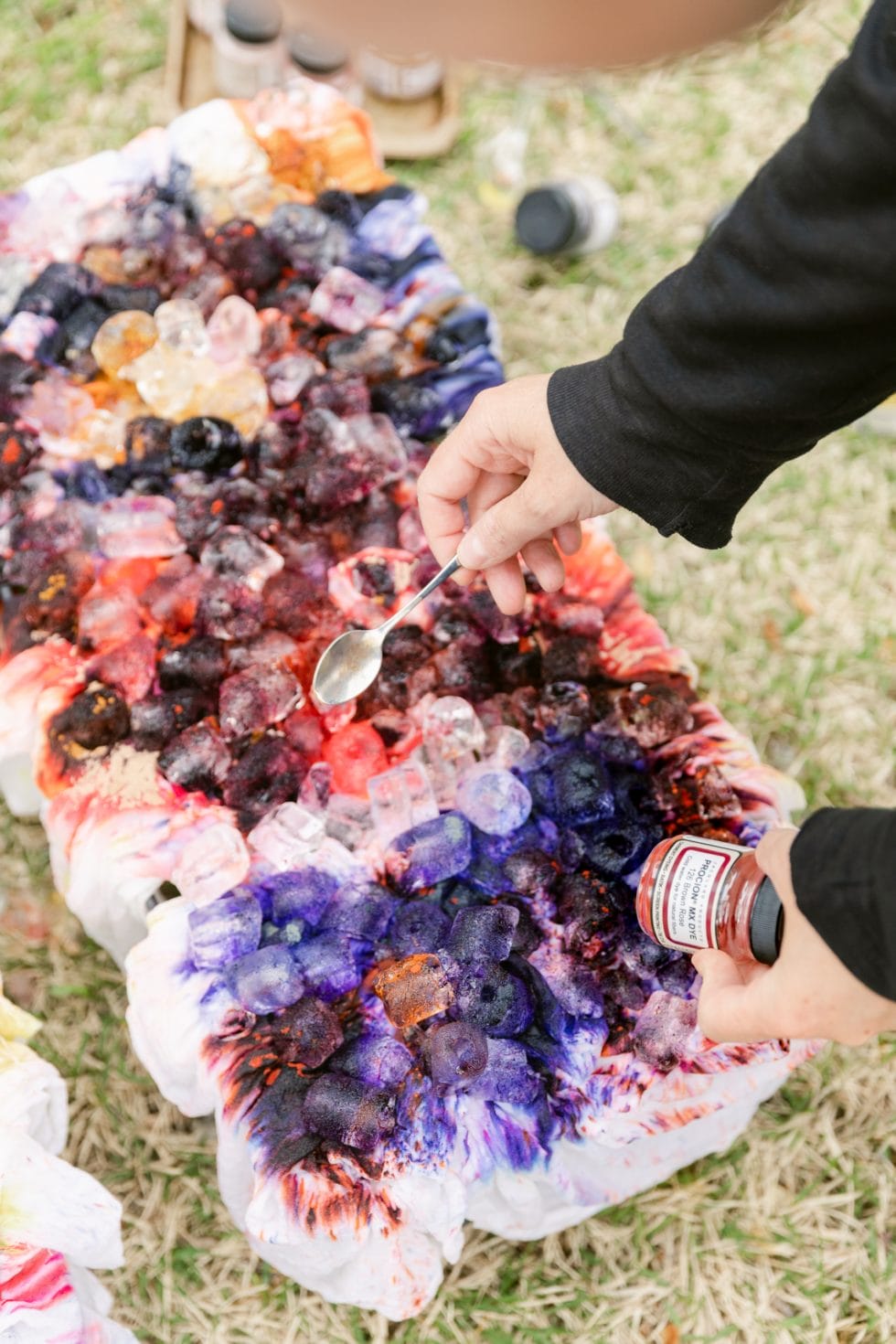 HOW TO ICE DYE FABRIC | Pretty Together