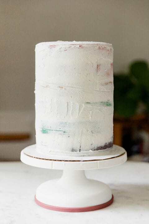 HOW TO MAKE A RAINBOW EXPLOSION CAKE | Pretty Together