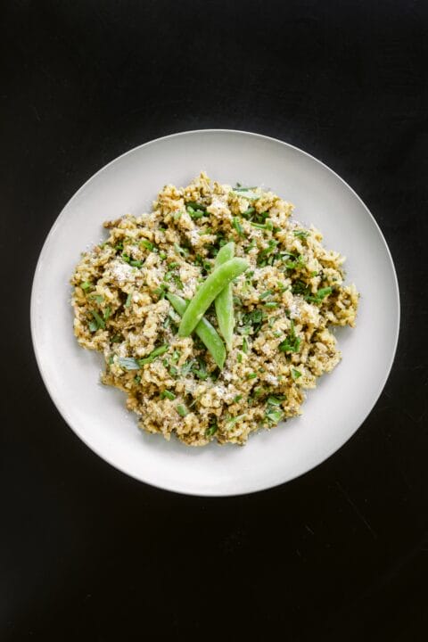 SPRING PEA RISOTTO | Pretty Together