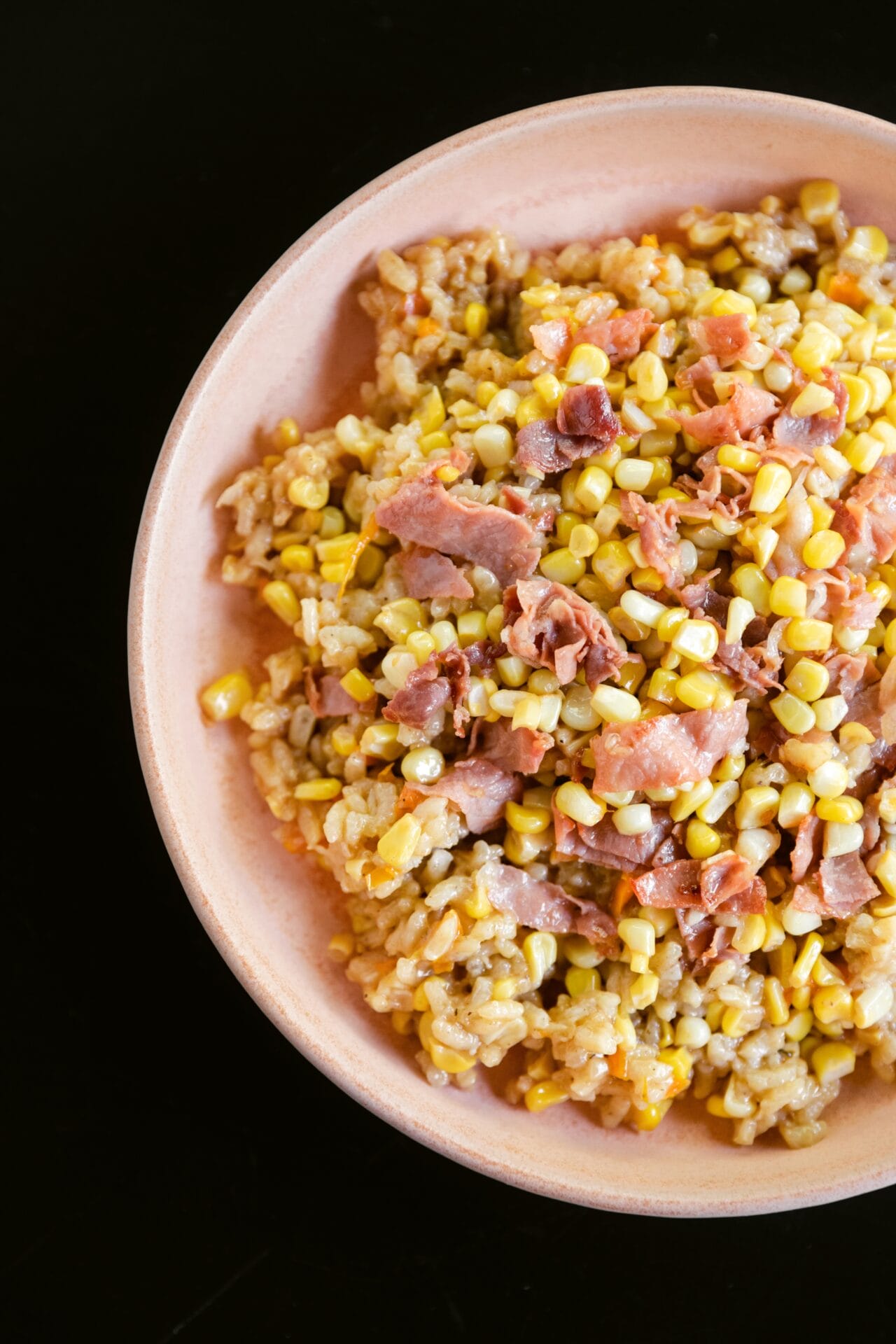 SWEET CORN RISOTTO WITH CRISPY PROSCIUTTO | Pretty Together