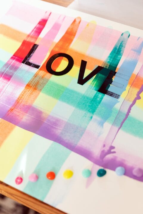 How to Make Squeegee Art | Pretty Together