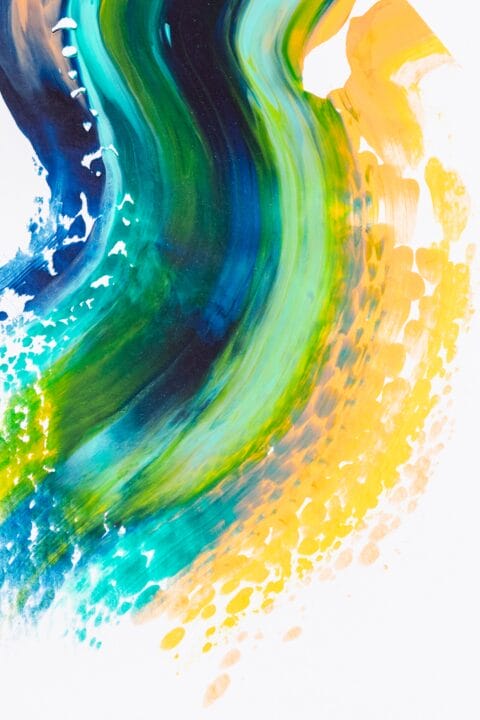 How to Make Squeegee Art | Pretty Together